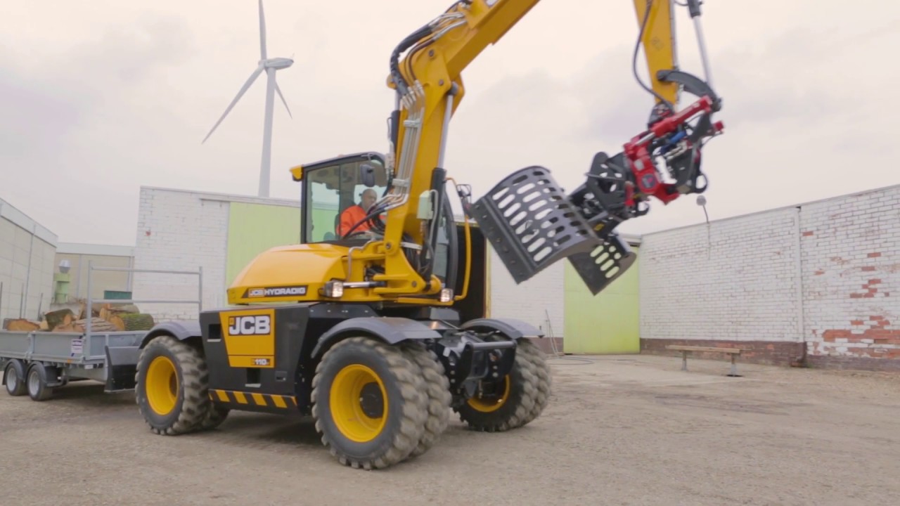 JCB launches Hydradig in North America - YouTube