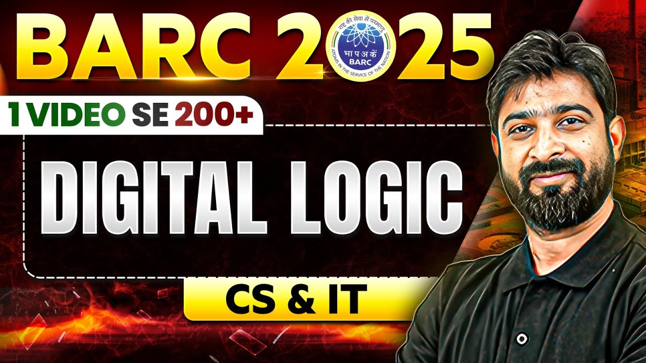 BARC 2025 | Complete Digital Logic In One Shot🔥 | BARC 2025 Preparation ...