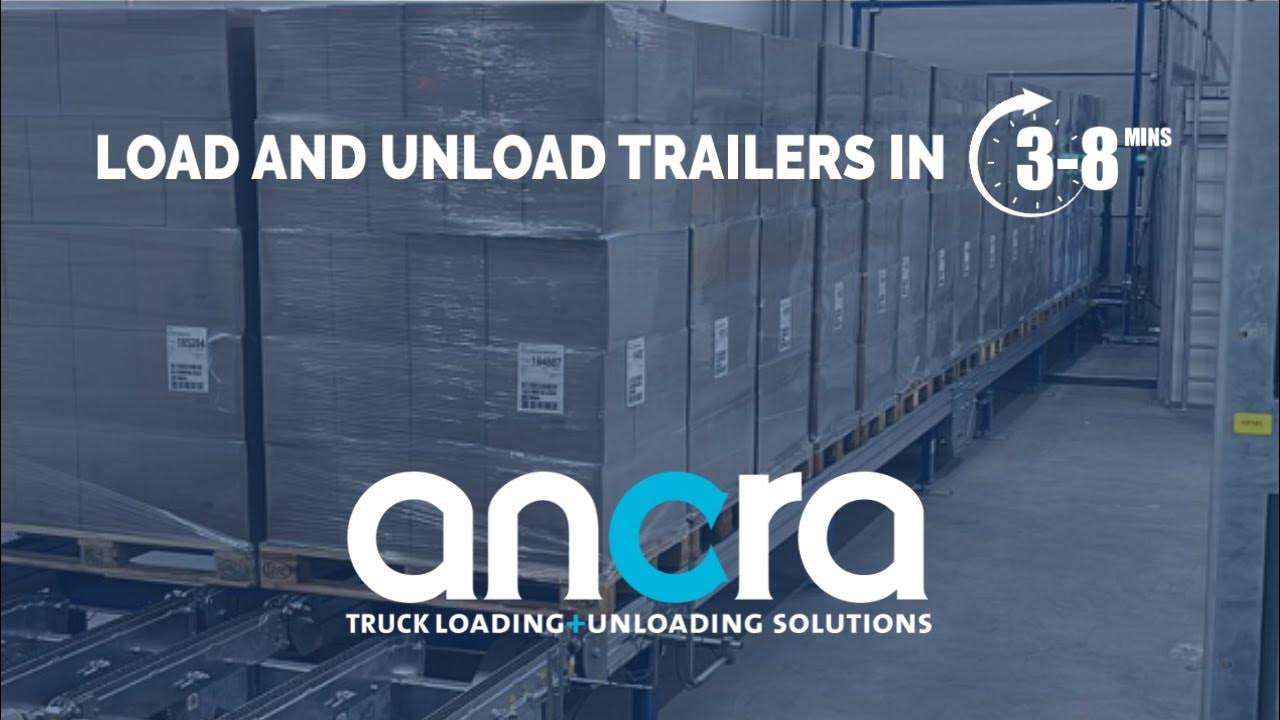 Automatic Truck Loading & Unloading Chain Conveyor System - YouTube
