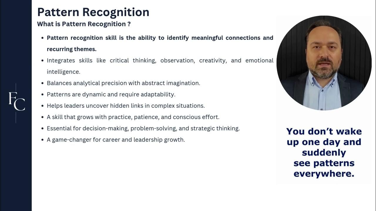 What is Pattern Recognition? | Chapter 2 – From Employee to Influential ...