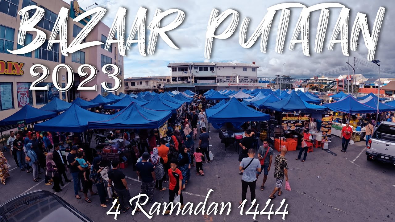 Kemeriahan Bazaar Putatan SABAH 2023 Sebelah Public Bank - YouTube