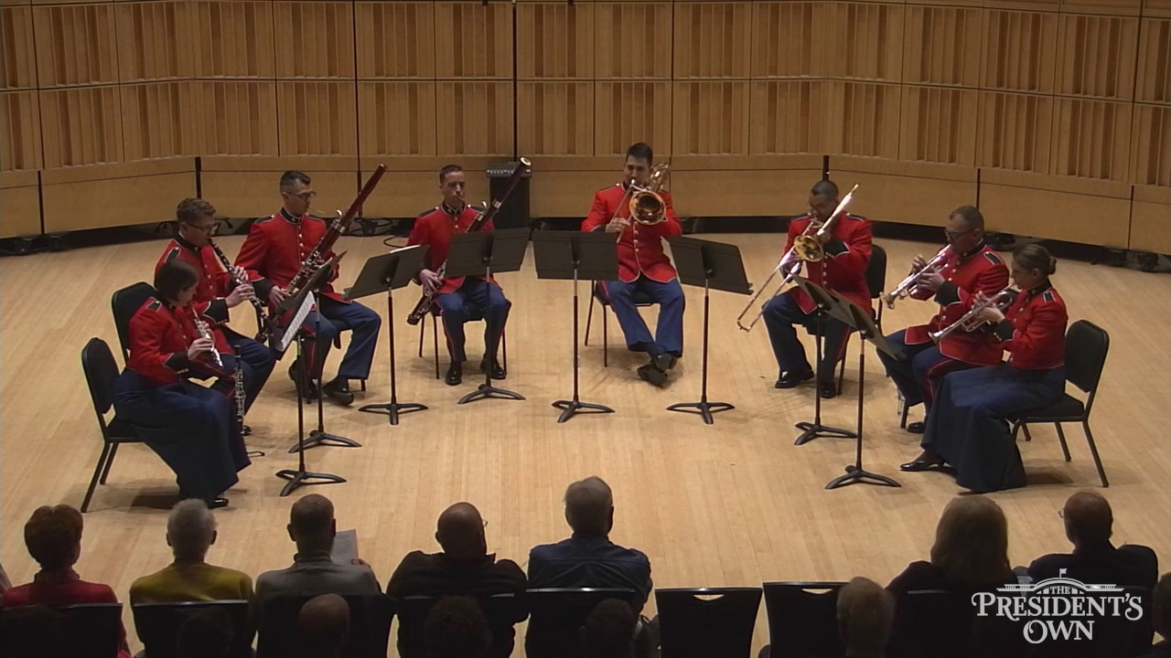 STRAVINSKY Octet Mvt 1 Sinfonia - "The President's Own" U.S. Marine ...