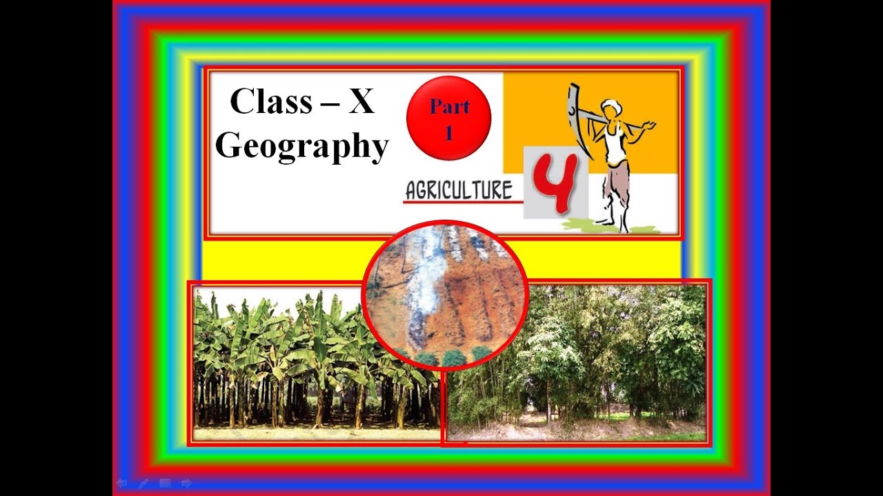 Class - 10 Chapter - 4 Agriculture Part - 1 Geography - YouTube
