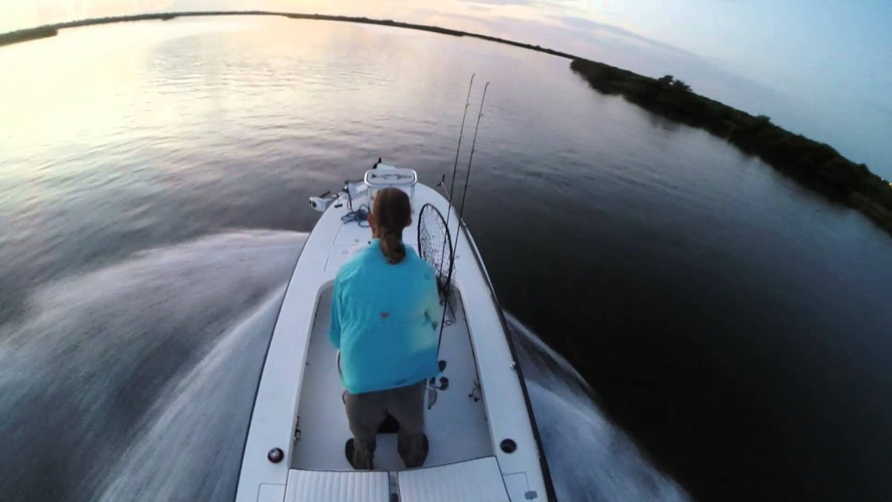 East Cape Skiff Lostmen Mosquito Lagoon - YouTube