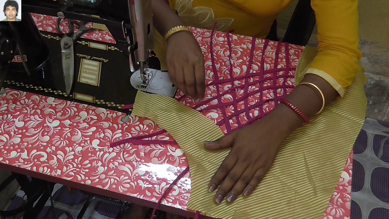 Blouse Back Part Design | Mats Design | Creative Design - YouTube