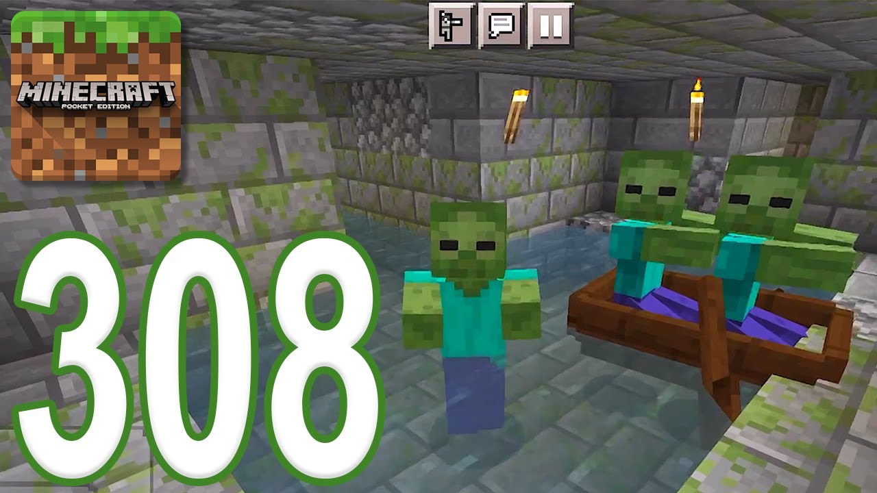Minecraft: PE - Gameplay Walkthrough Part 308 - Escape The Zombie ...