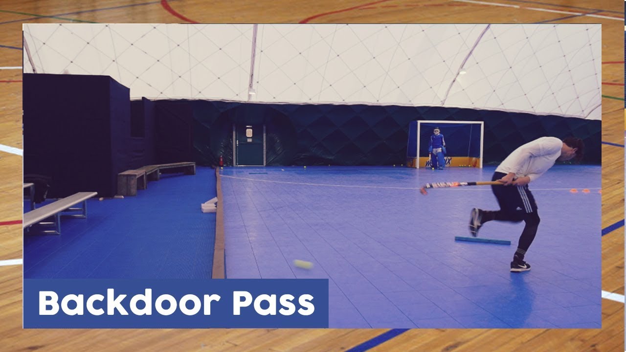 Backdoor Pass tutorial - Indoor Hockey Technique | HockeyheroesTV - YouTube