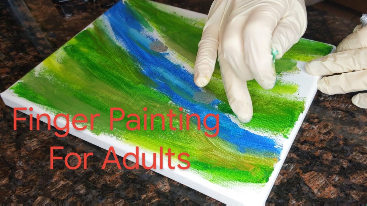 Finger Painting for Adults - YouTube