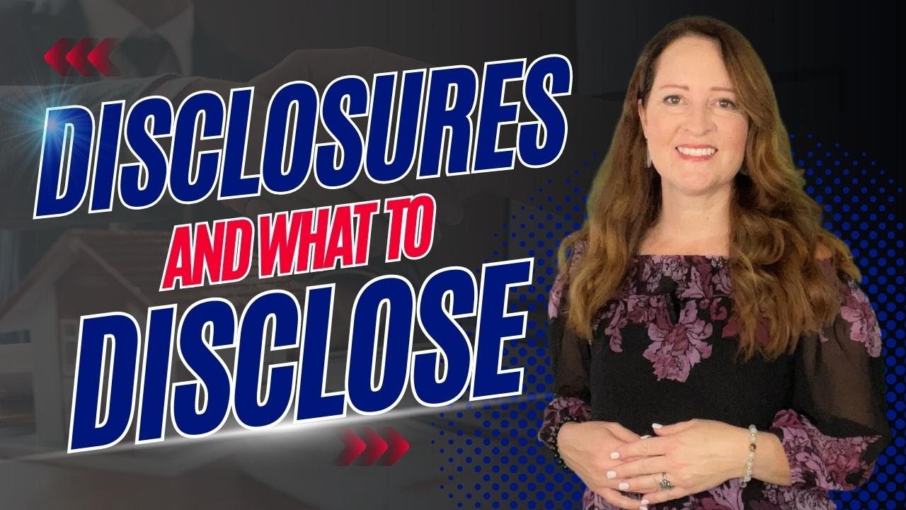 Disclosures and What to Disclose - YouTube