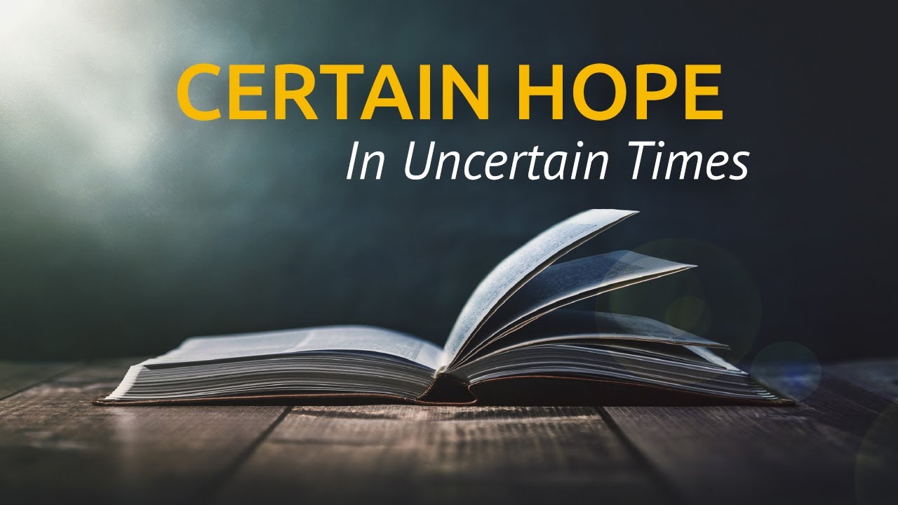 Certain Hope in Uncertain Times | See Nathan Krause in San Antonio, TX ...