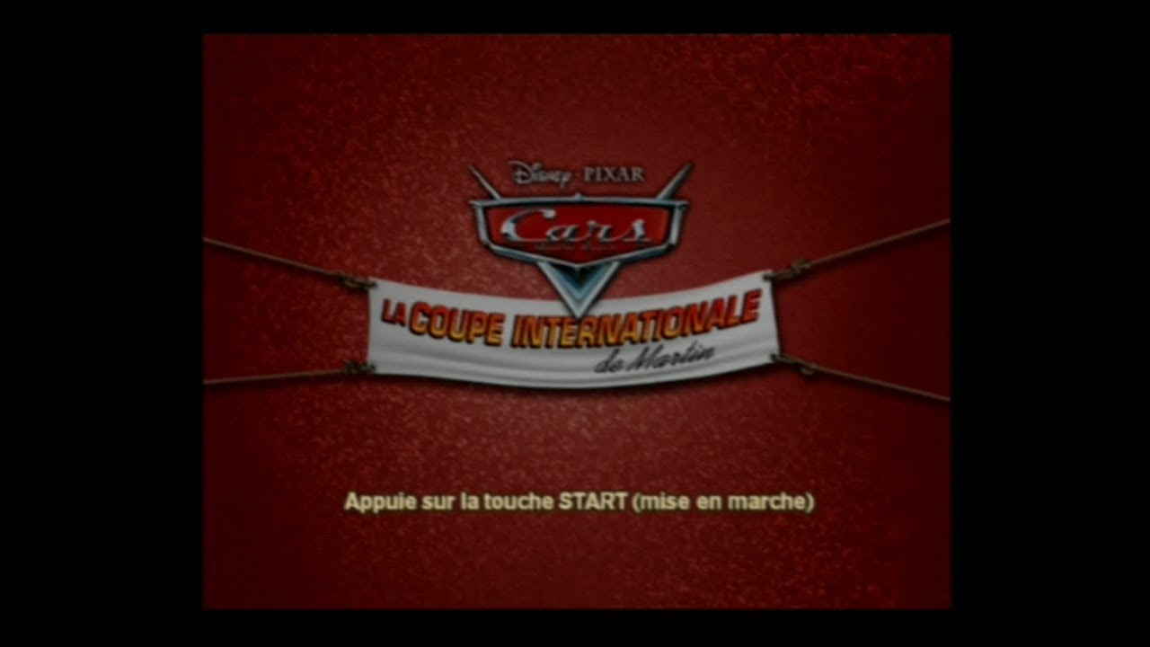 [Ps2] Introduction du jeu Cars La Coupe Internationale de Martin de l ...