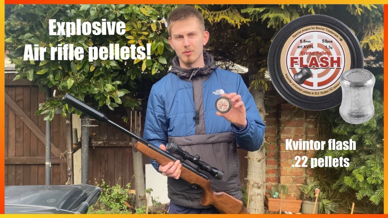 Kvintor Flash EXPLOSIVE Air Rifle Pellets! 💥 - YouTube