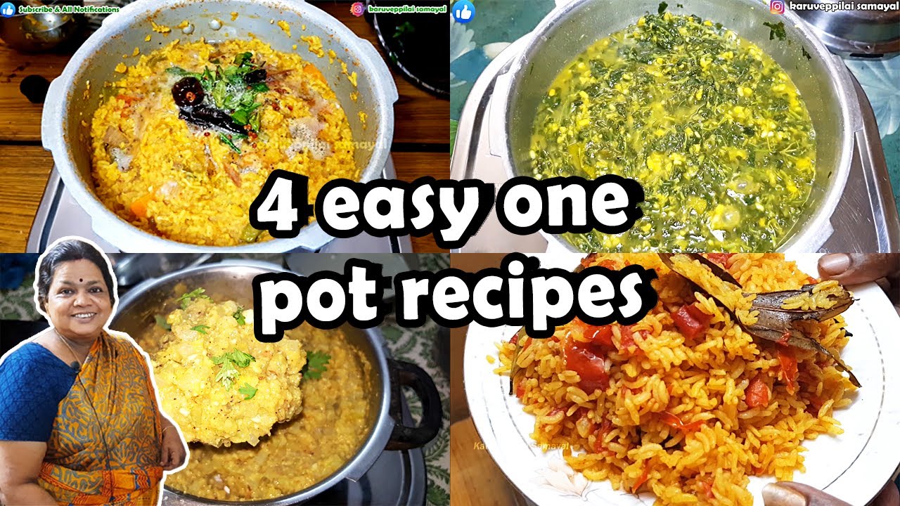 4 Easy One Pot Recipes - YouTube