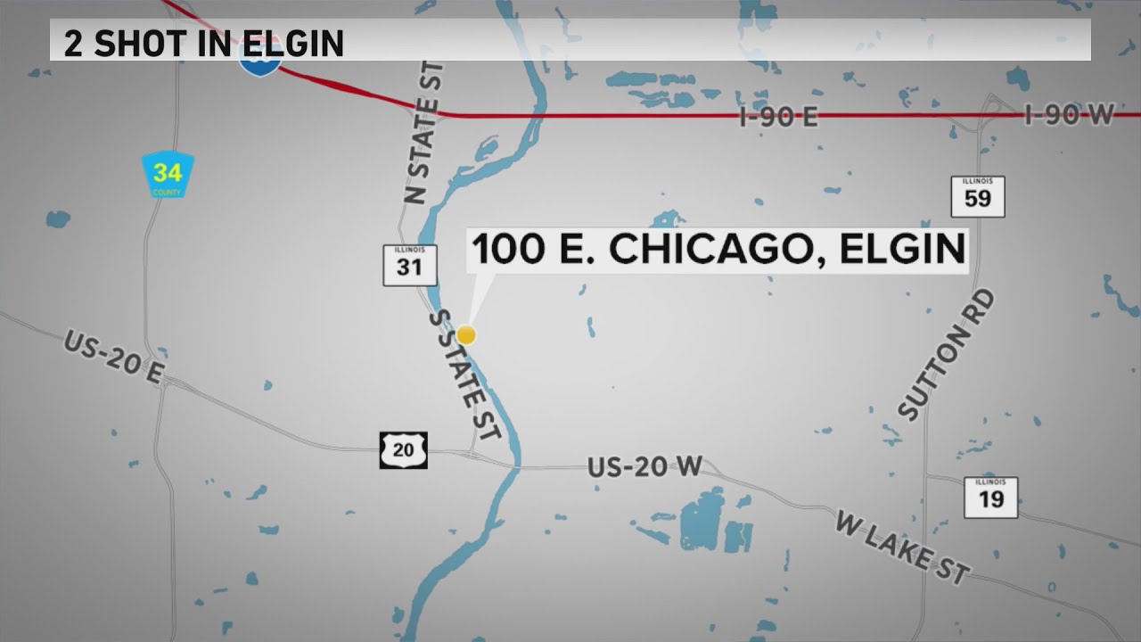 2 men injured, 1 in custody after shooting, Elgin police say - YouTube