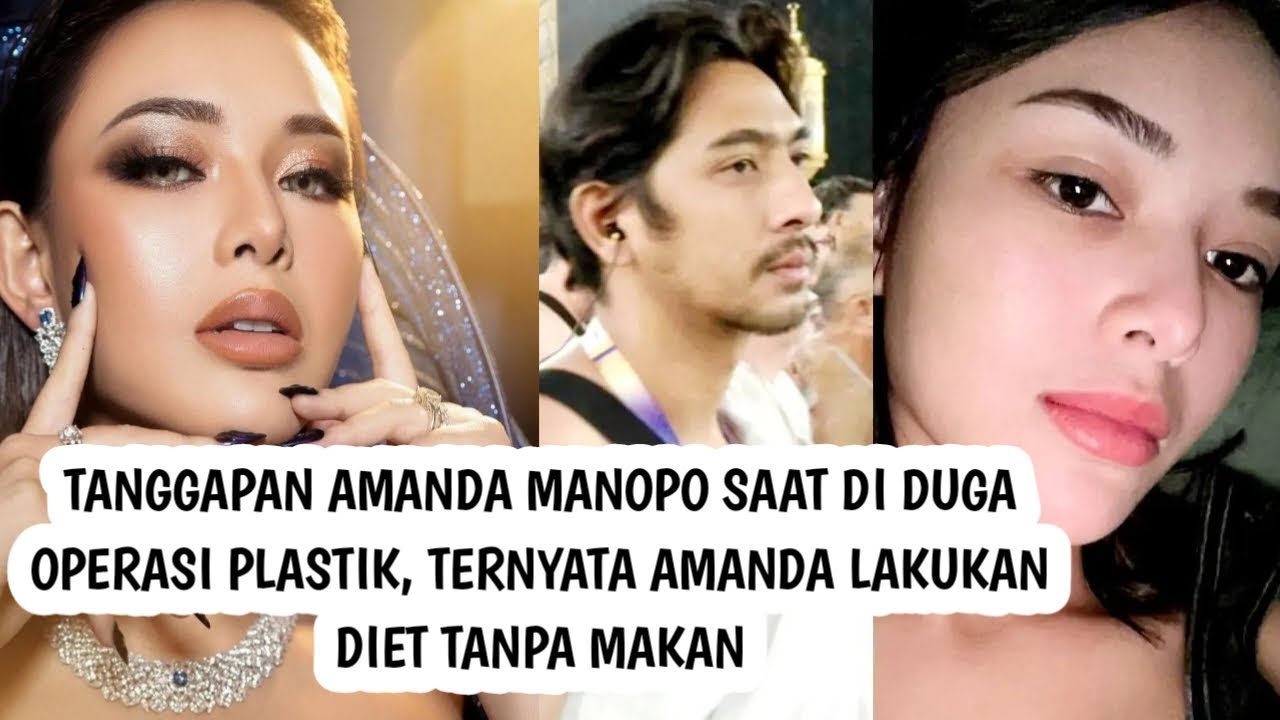 TANGGAPAN AMANDA MANOPO SAAT DI DUGA OPERASI PLASTIK, TERNYATA AMANDA ...