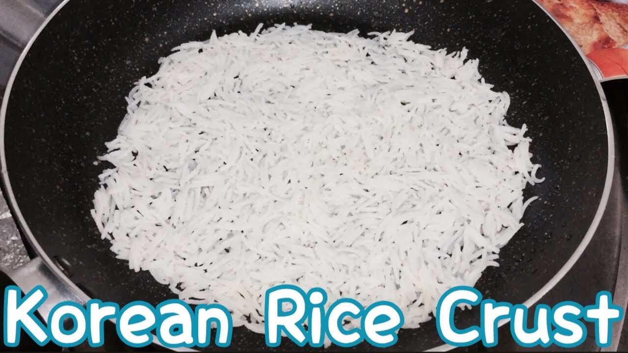 Super Crispy Rice Crust | Korean Nurugji with Chapli Kababs | Korean ...