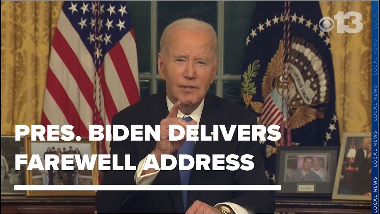President Biden delivers farewell address from Oval Office - YouTube