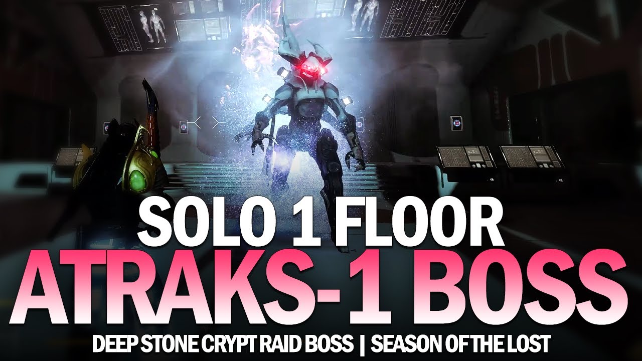 Solo 1 Floor Atraks-1 Raid Boss (Broken Hammers) [Destiny 2] - YouTube
