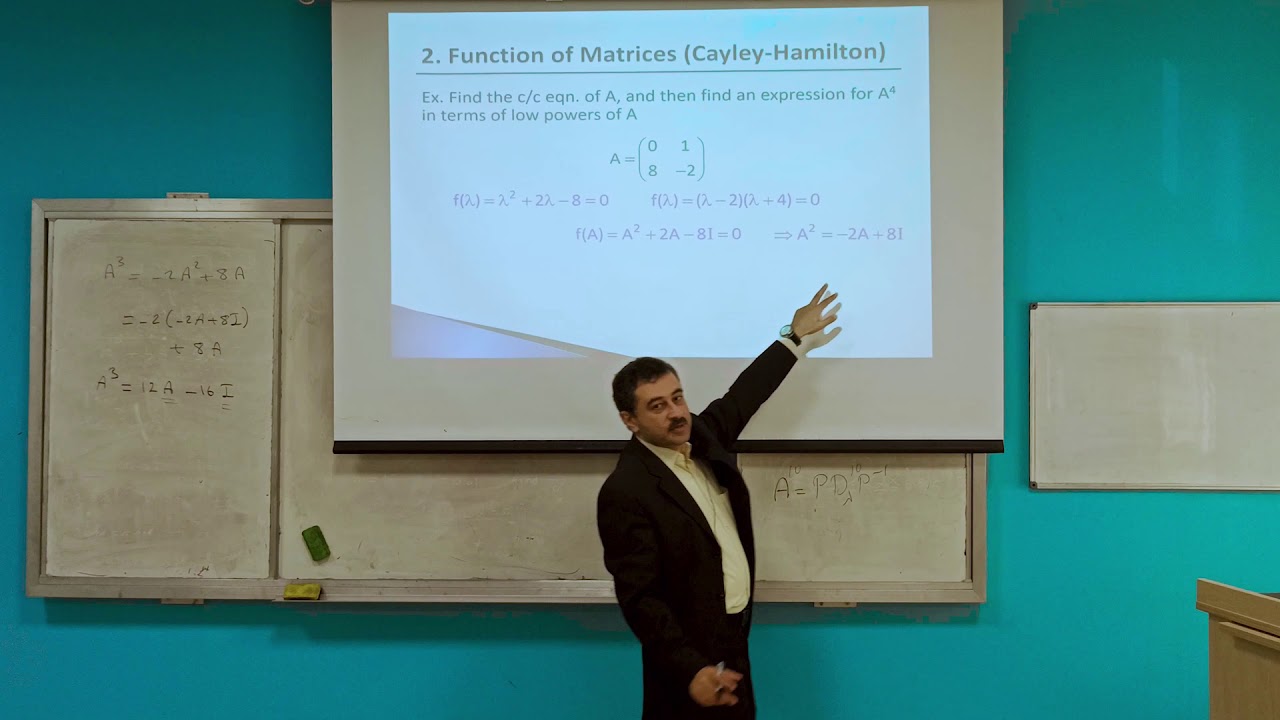 Cayley-Hamilton Theorem (Continued): Linear Algebra #18 | ZC OCW - YouTube
