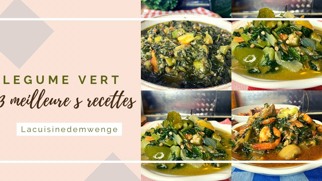 LÉGUME VERT:Cuisiner avec moi 3 recettes de légumes vert super ...
