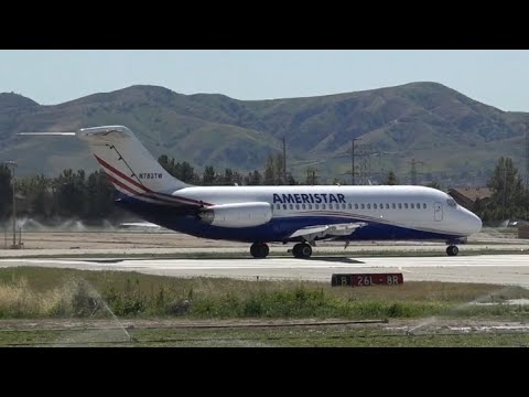 Ameristar McDonnell Douglas DC-9-15RC [N783TW] taxi and takeoff from ...