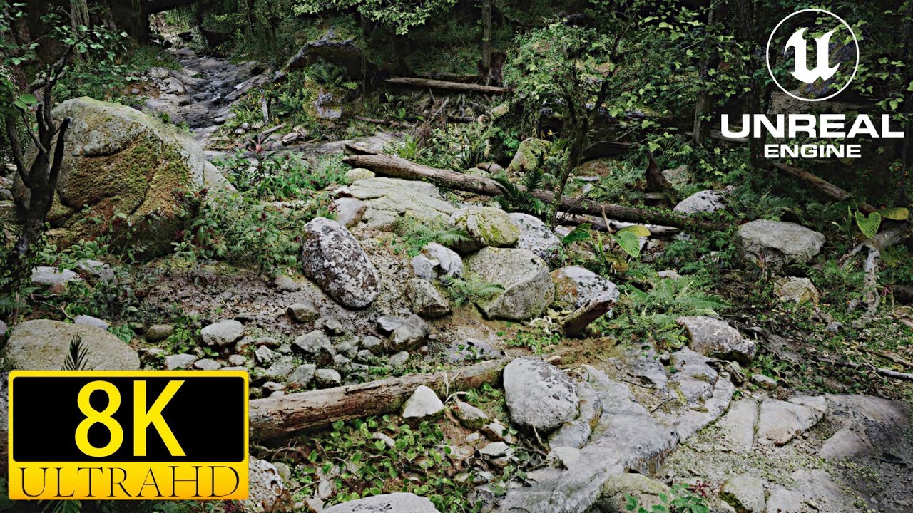 The most realistic forest in Unreal Engine 5.2 - YouTube