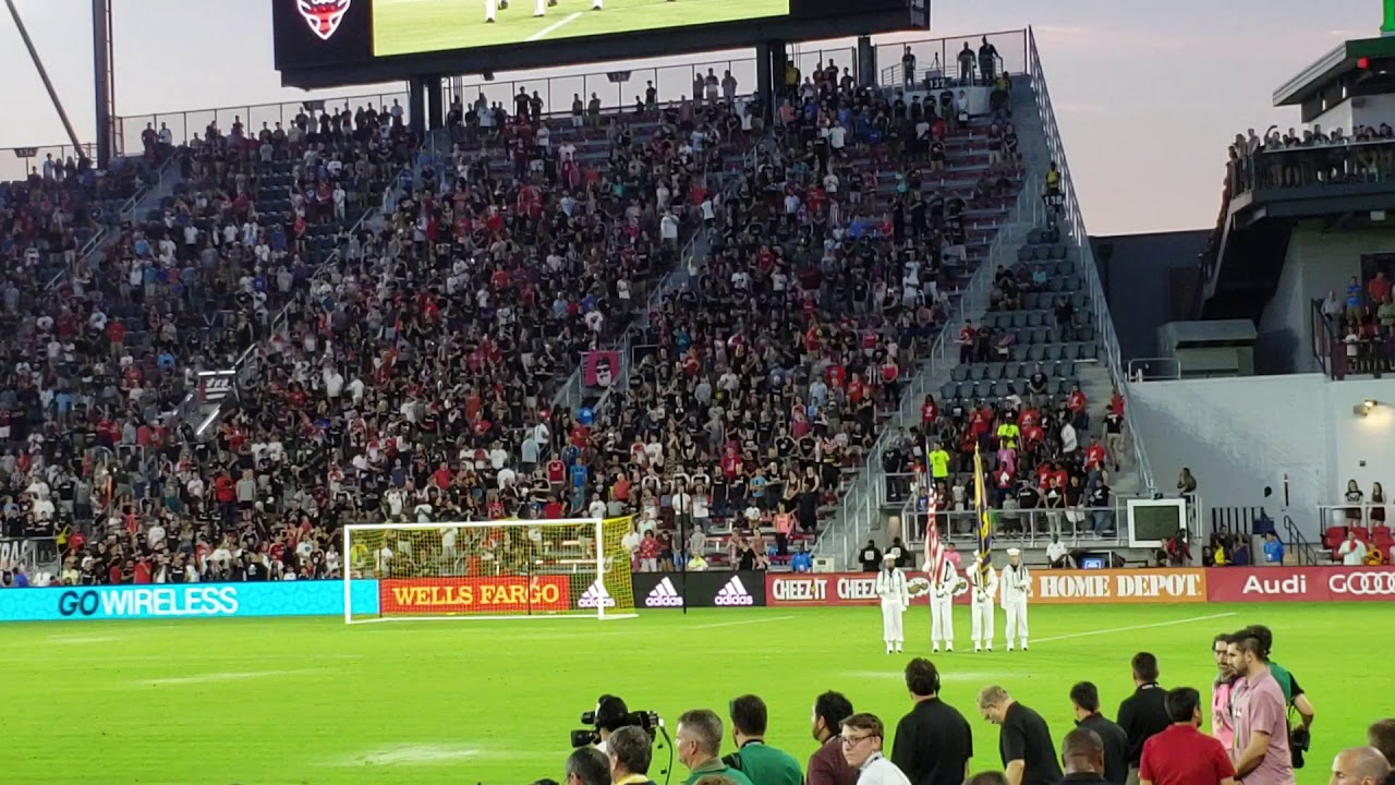 DC United vs Atlanta United US Anthem - YouTube