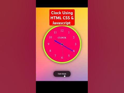 Analog Clock using HTML CSS & javascript | #html #css #javascript #webdevelopment #coding # ...