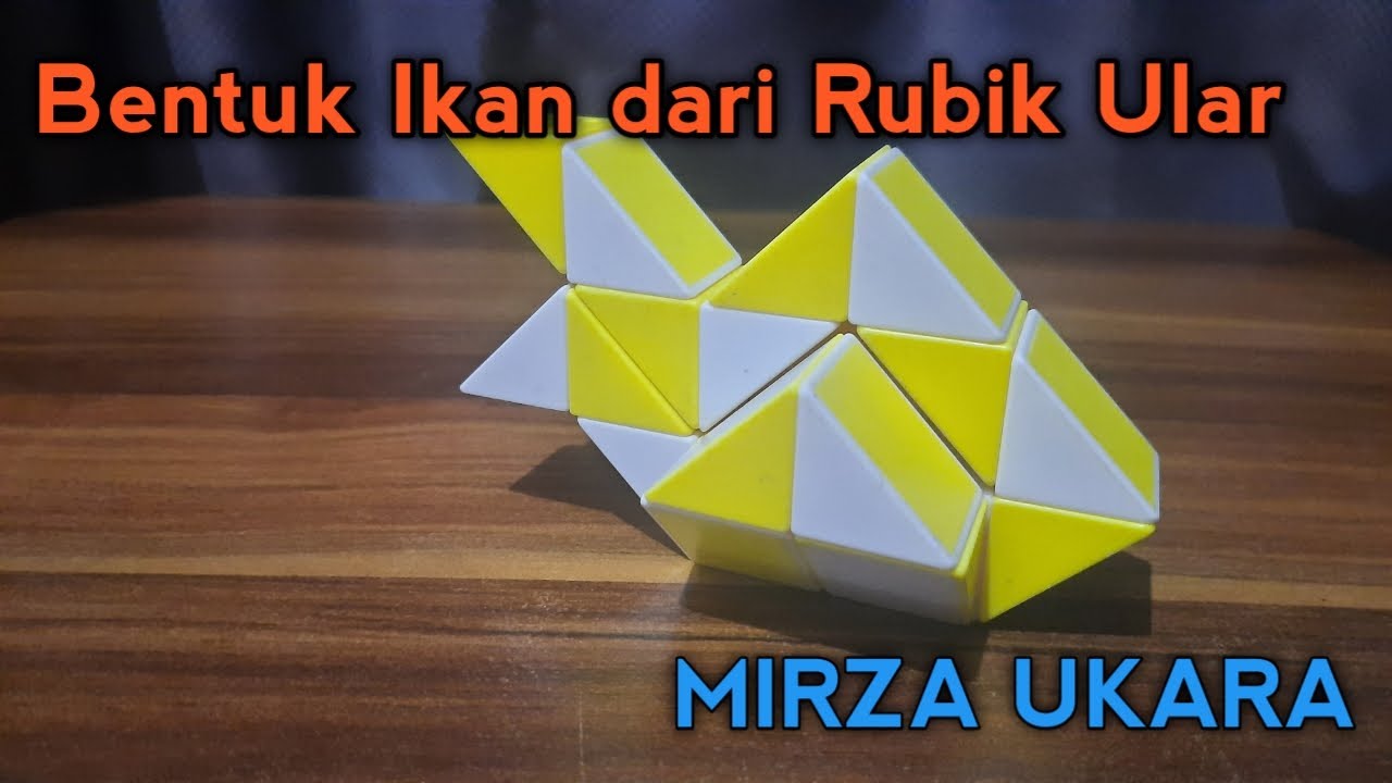 Cara Membuat Bentuk Ikan dari Rubik Ular 24 Pcs - YouTube