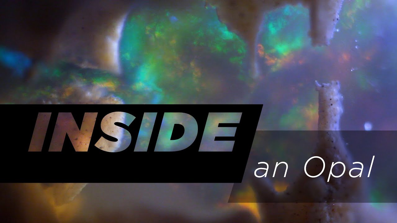 Tranquil Journey Inside an Opal | Microscopic 4K | Play-of-Color with ...