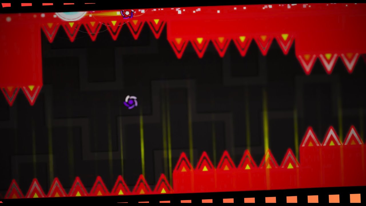 Geometry Dash - Fire Temple 100% (DEMON) by Michigun - YouTube