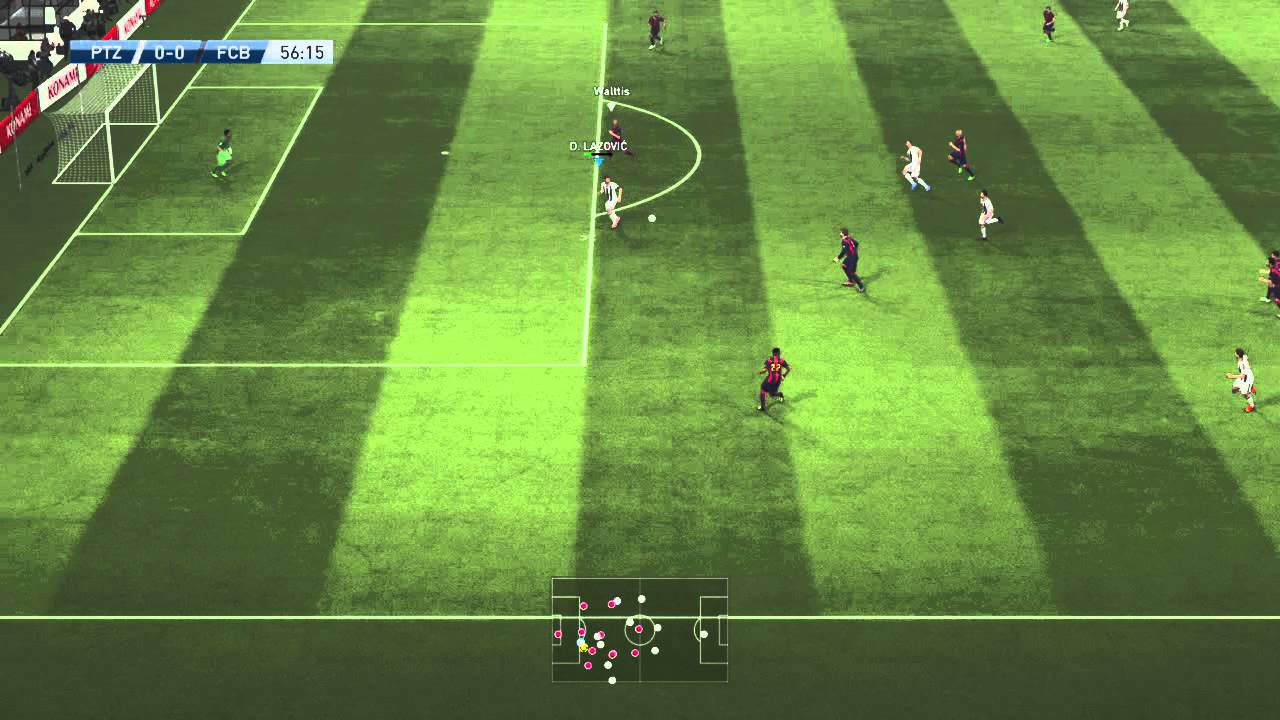 Pro Evolution Soccer 2015 full manual Lazovic lob - YouTube