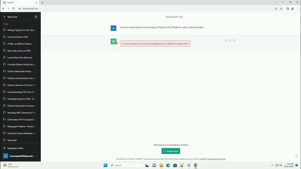 Python 3 6 3 KeyError - YouTube