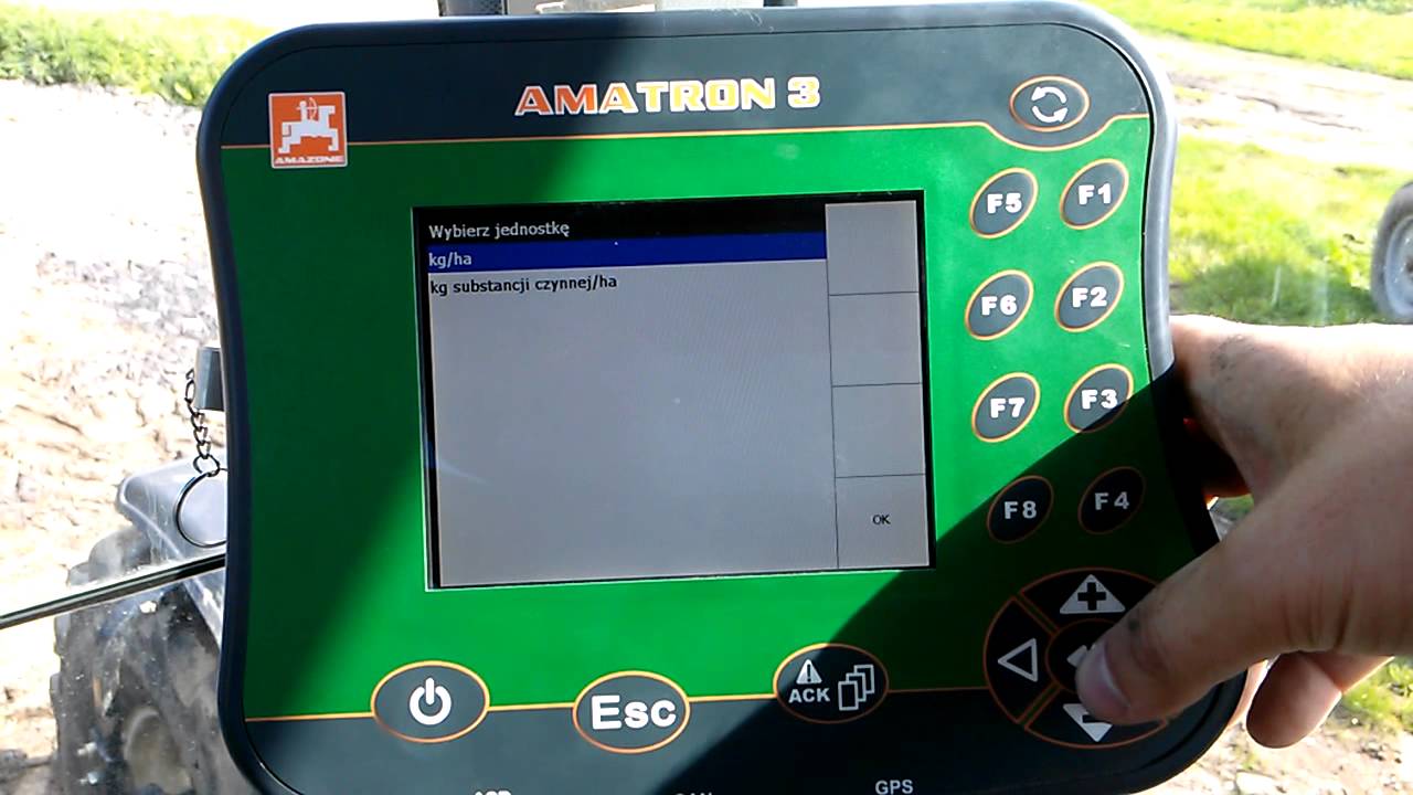 Karta aplikacji superfosfatu na Amatron 3 Amazone ZA-M hydro - YouTube