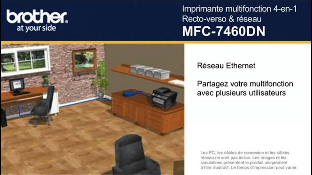 Impresora MFC-7460DN Brother - YouTube