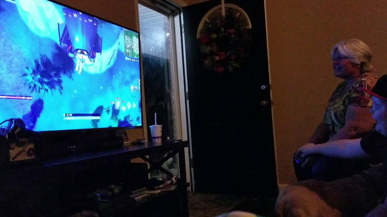 Grandma attempts to play FORTNITE and fails - YouTube
