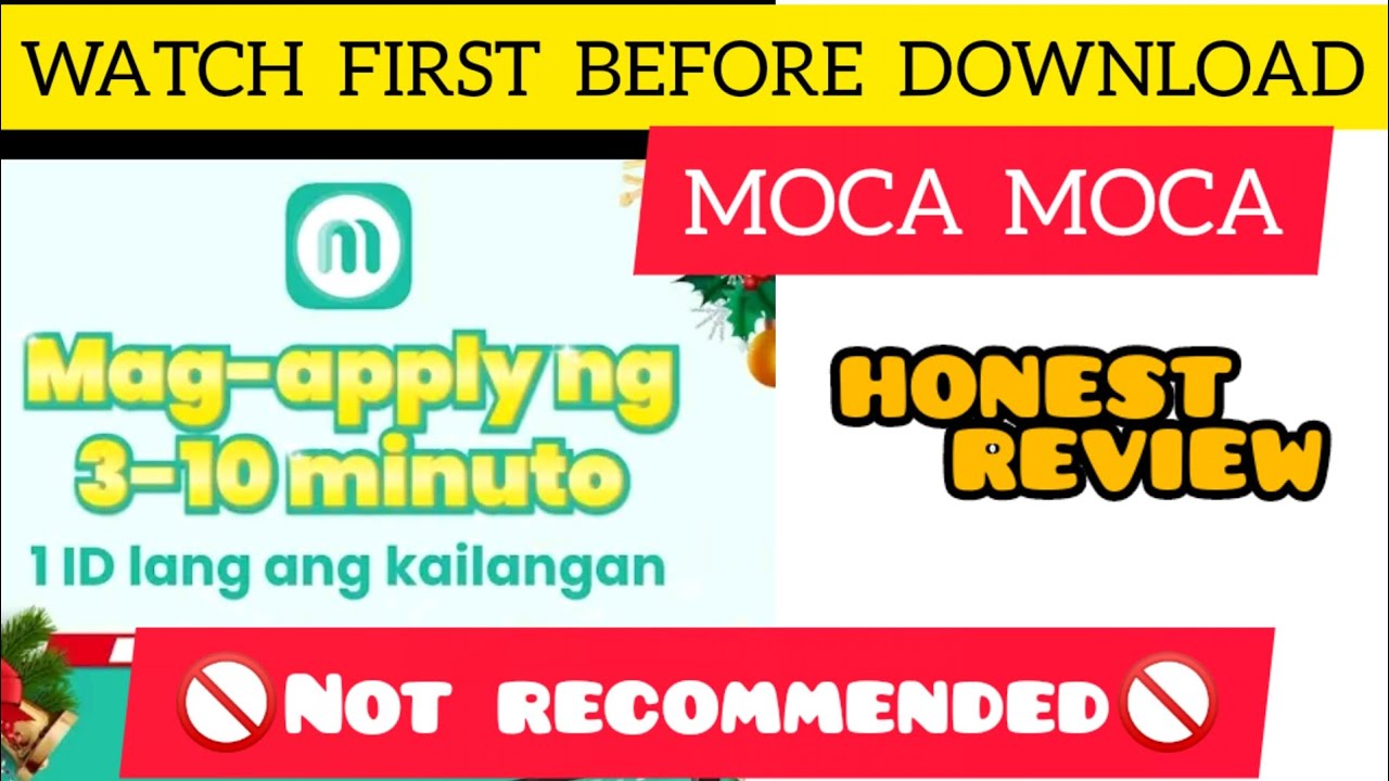 mocamoca loan review / base on my experience - YouTube