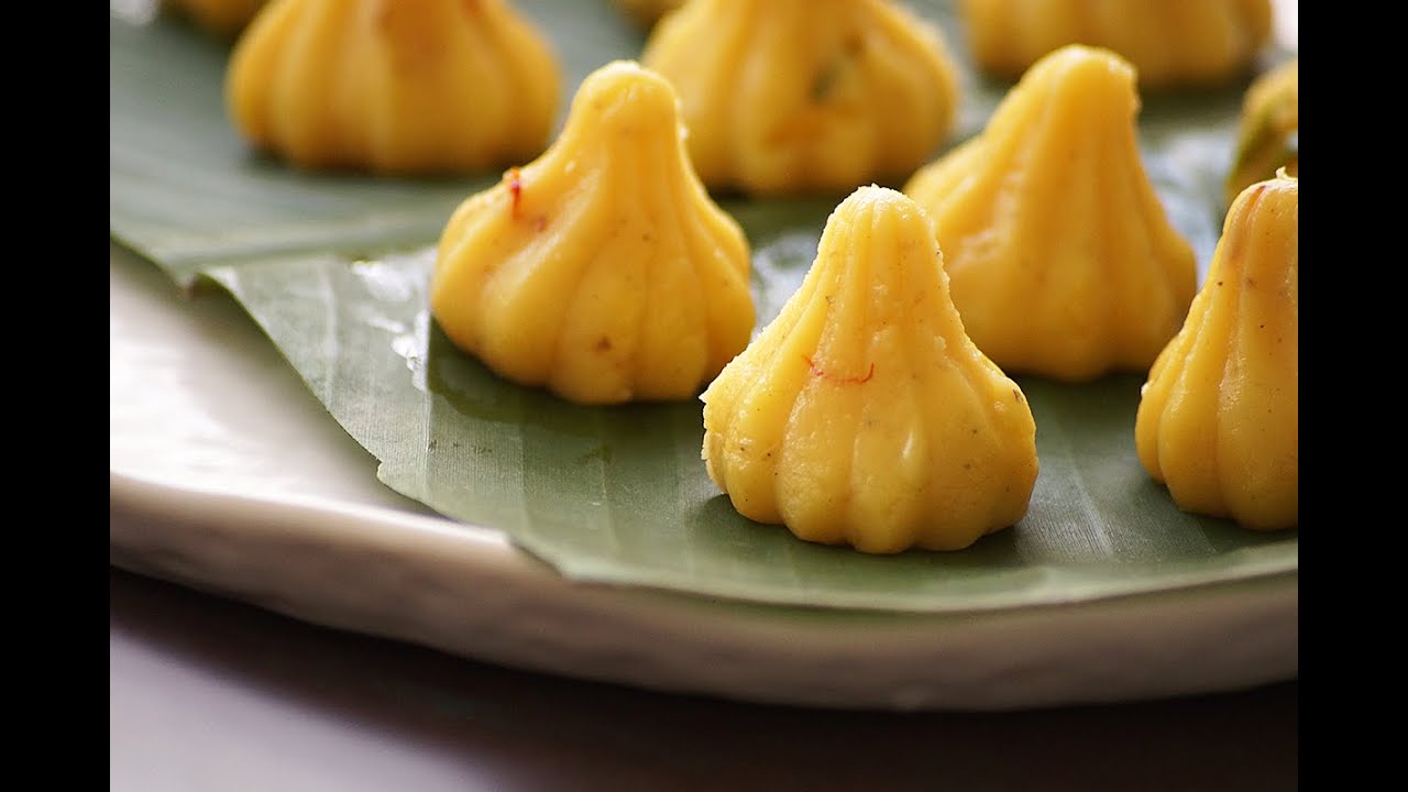 Mawa Modak - Khoya Modak Recipe for Ganesh Chaturthi - YouTube