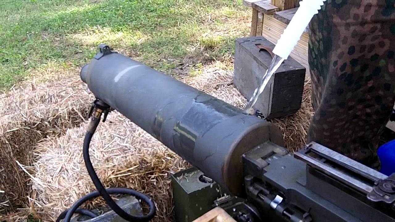 Browning 1917 Overheated - YouTube