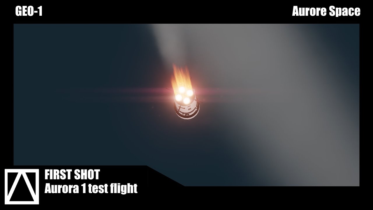 First shot | Aurora 1 maiden flight - YouTube