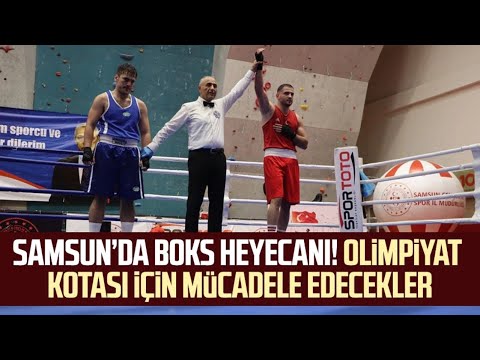 Samsun’da boks heyecanı! Olimpiyat kotası için mücadele edecekler