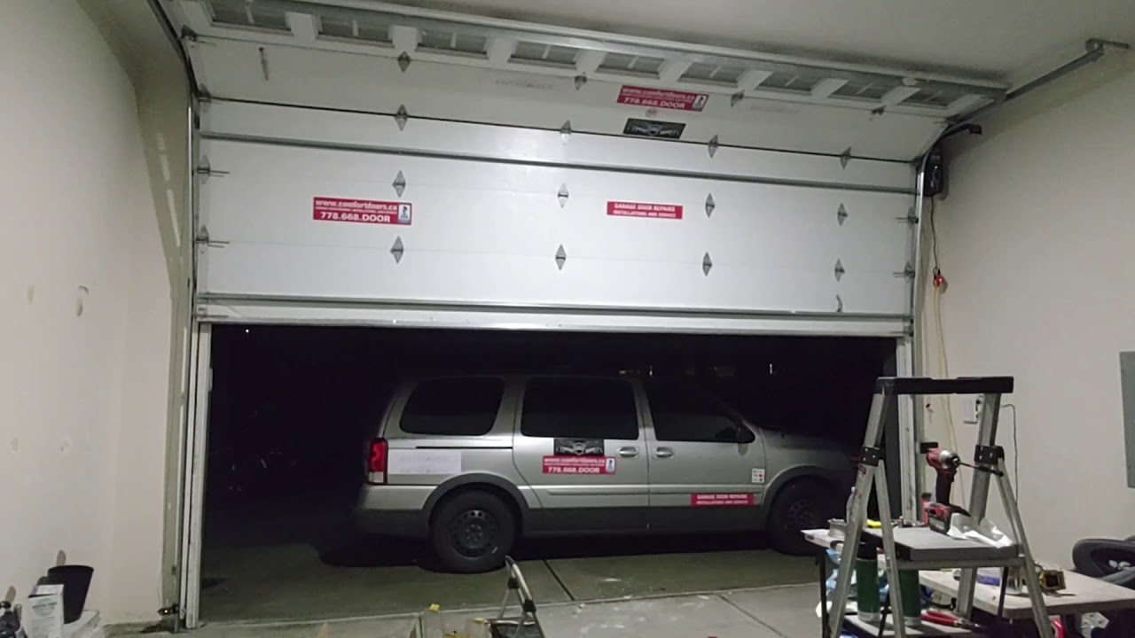 Custom High Lift Garage Door Conversion, LiftMaster Model 8500 - Garage ...