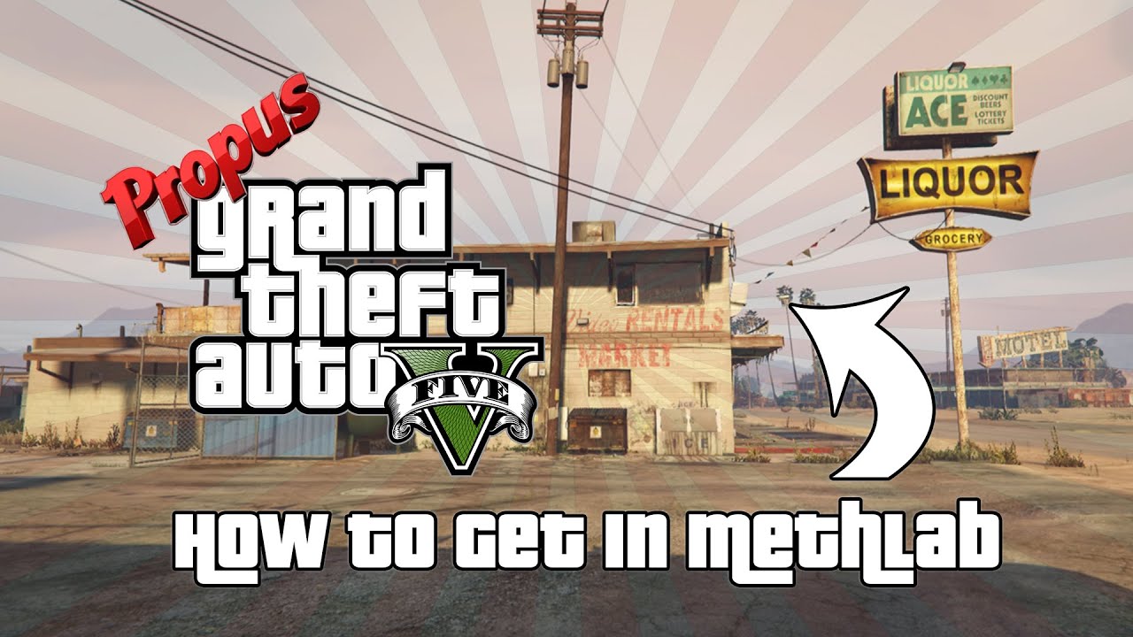GTA V 1.37 | How To Get Inside Meth Lab *AFTERPATCH* - YouTube