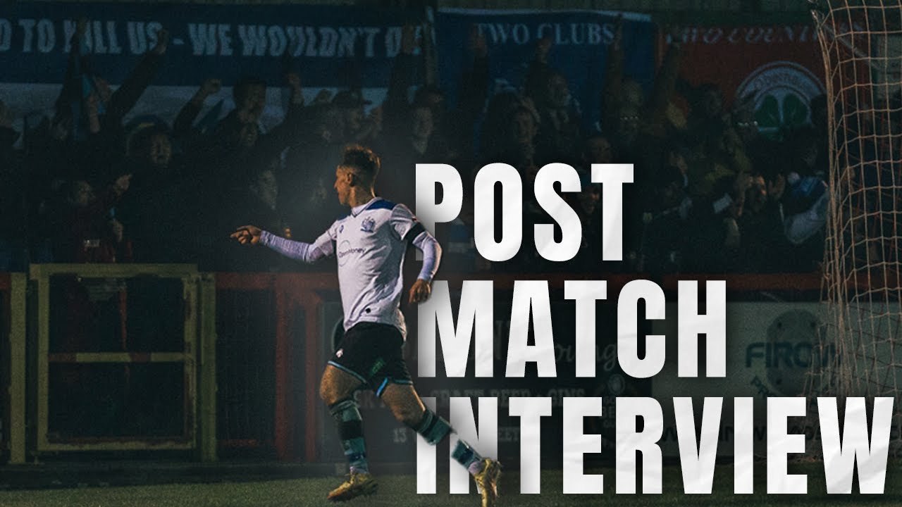 SEAN HIGGINS ON LOVING EVERY MINUTE | MATCH INTERVIEWS | Bury AFC - YouTube