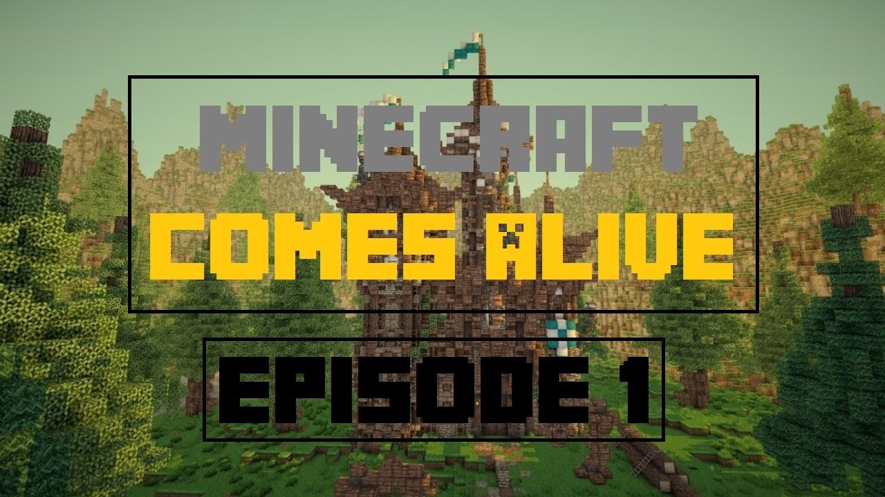 Minecraft Comes Alive Modded Survival Episode 1 |The Adventure Begins ...