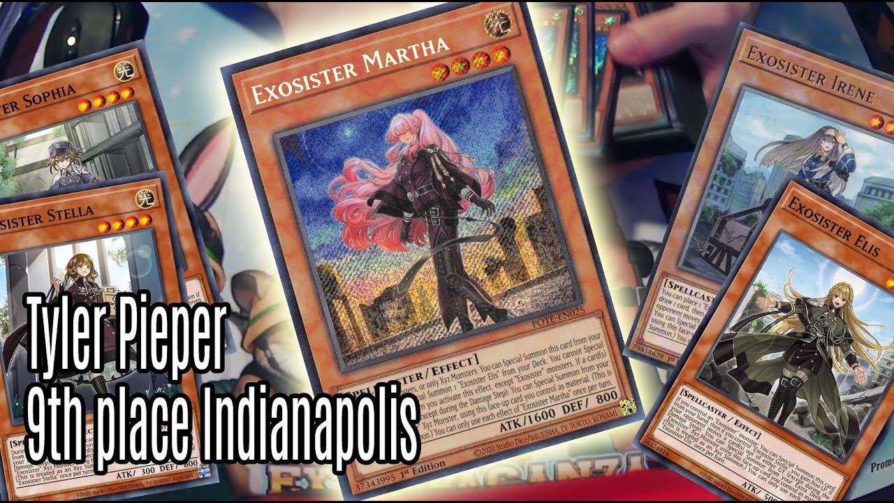 9th Place Indianapolis Yu-Gi-Oh! REGIONAL - EXOSISTERS - Tyler Pieper ...