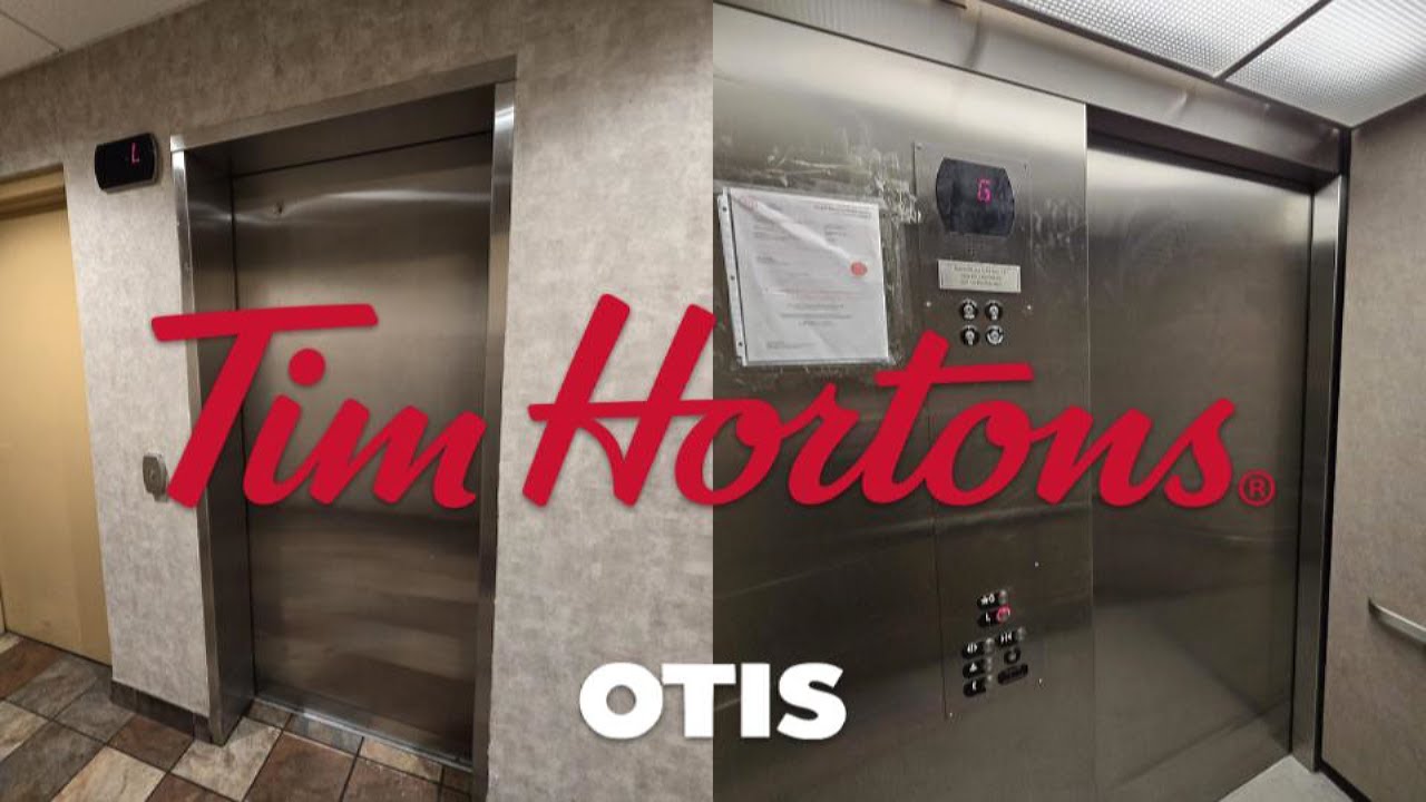 Worn out Otis LVM hydraulic elevator at Tim Hortons (Clifton Hill ...