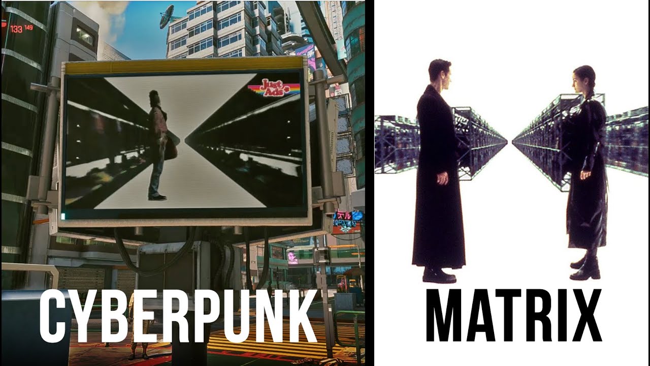 The Matrix reference in cyberpunk 2077 | Easter eggs#shorts - YouTube