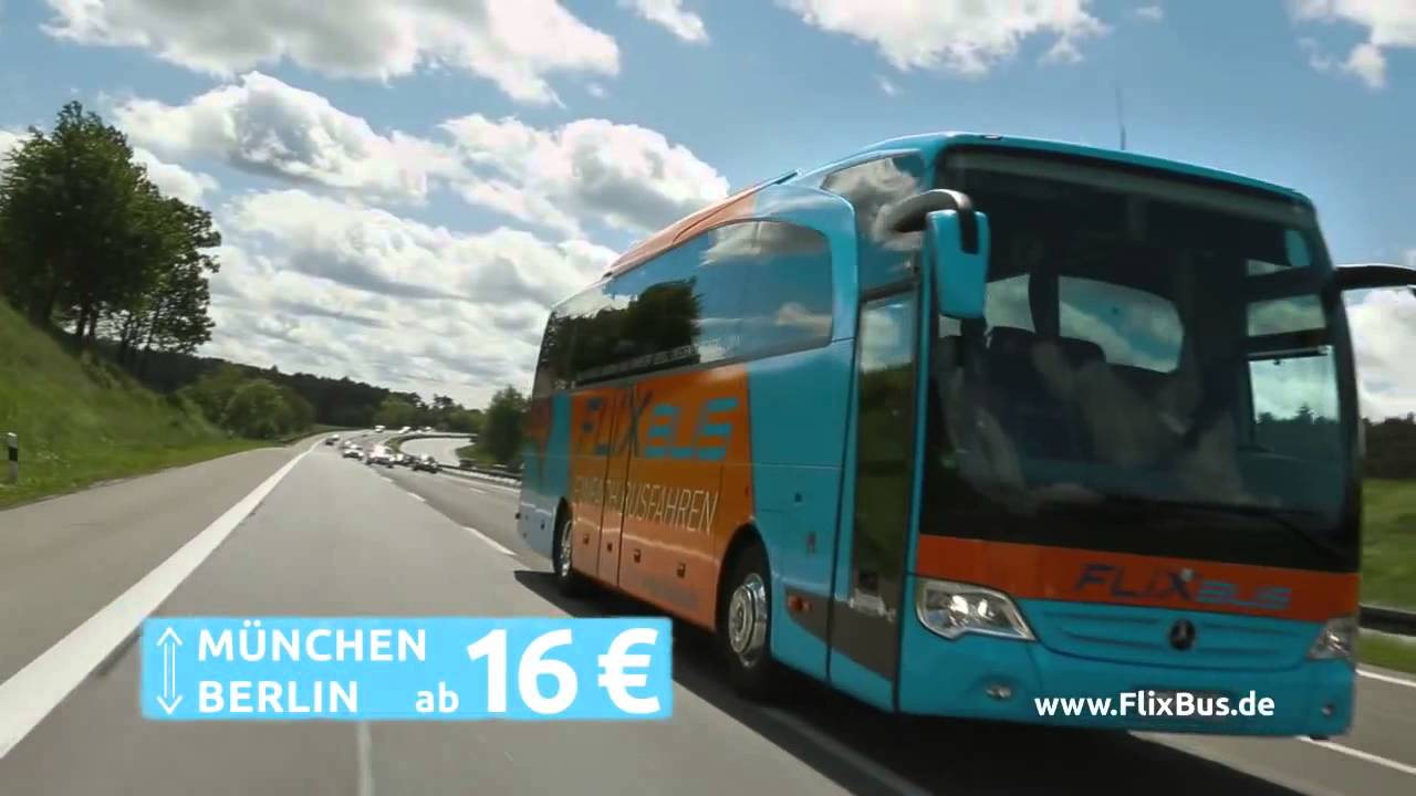FlixBus Werbung 2014 TV Spot Per Fernbus durch Deutschla - YouTube