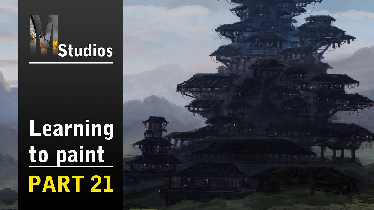 Learning How To Paint - Part 21: Refining a fantasy concept painting ...